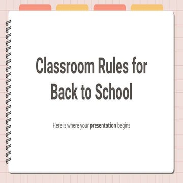 Classroom Rules for Back to School by Slidesgo.pptx