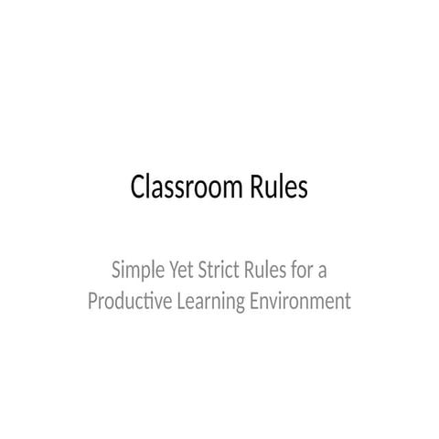 Classroom-Rules for grade -7,8,9,10.pptx