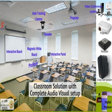 Smart Classroom Solution with Complete Audio Visual Setup | PDF