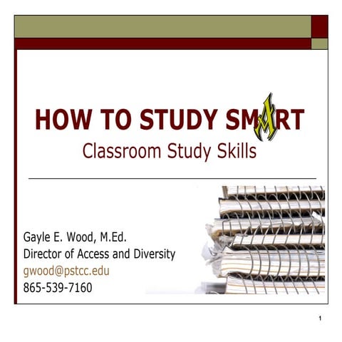 Classroom Study Skills | PPT