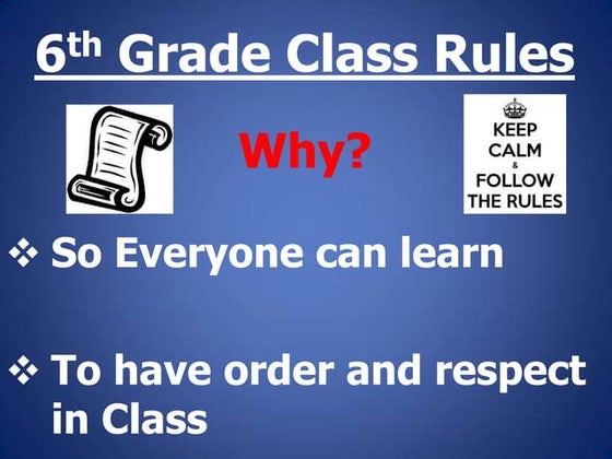 Class rules | PPT