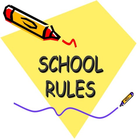 Learn about the school Classroom rules.ppt