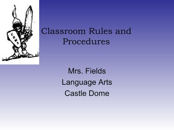 Classroom rules and procedures | PPT | Homework and Study | Education