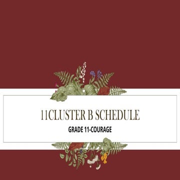 ITO AY PARA SA CLASS SCHEDULE COURAGE.pptx