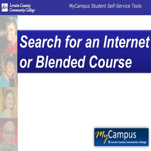 Course Search - Internet or Blended Class | PPTX