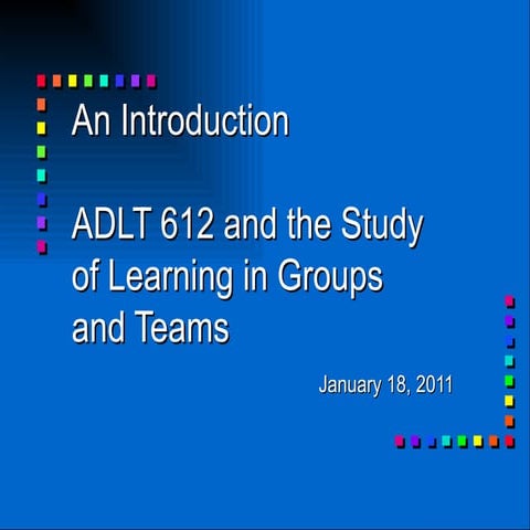 Class session 1 groups and teams overview | PPT