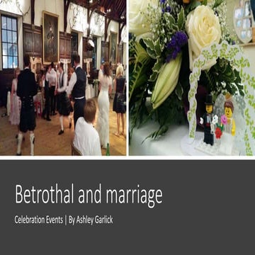 Betrothal and marriage | PPTX