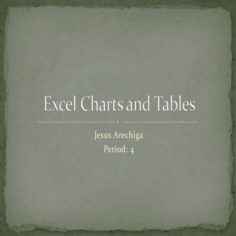 Excel Charts and Student Survey | PPTX