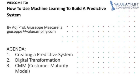 Predictive Analytics An Overview Pptx Computing Technology And Computing