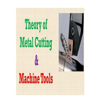Theory of metal cutting process in mechanical .pptx