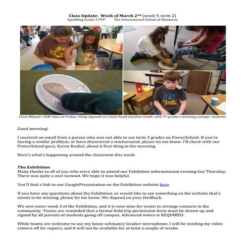 Class update 3.2 | PDF