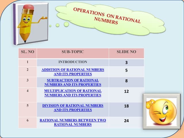 Rational and irrational numbers | PPTX