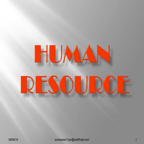 Human resources class 8 | PDF