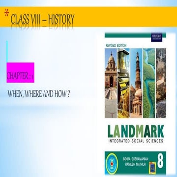 Class viii history- ch 1- part 1 ppt (1) | PPTX