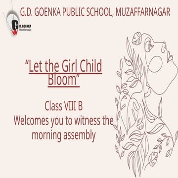 Class VIII B Welcome You To witness the morning assembly.pptx
