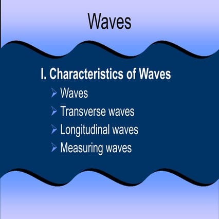Class vii physics waves | PPT