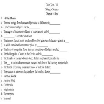 Class VII Science Chapter Heat worksheet.pptx