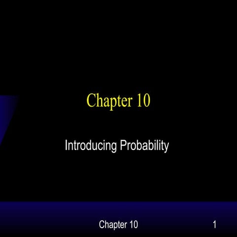 Class xi chapter_10_probability | PPT