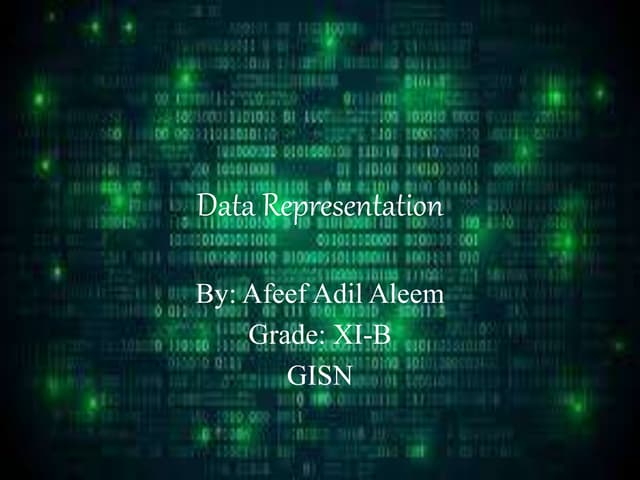 Class Xi Chapter 2 Data Representation By Afeefpptx