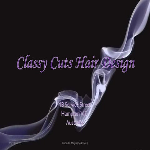 Classy Cuts Hair Design | PPTX | Hair Care | Beauty
