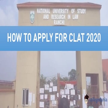 CLAT 2020 Registration | PPT