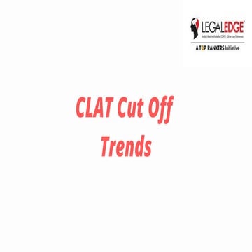 CLAT Cut Off Trends | PPT