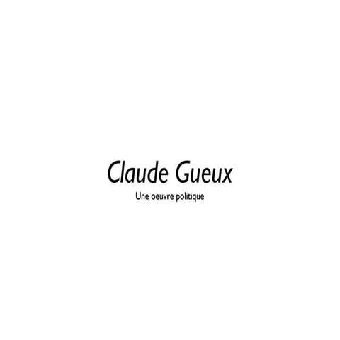 Claude Gueux : analyse (Copyright : Pierre-Louis Delauney) | PPT