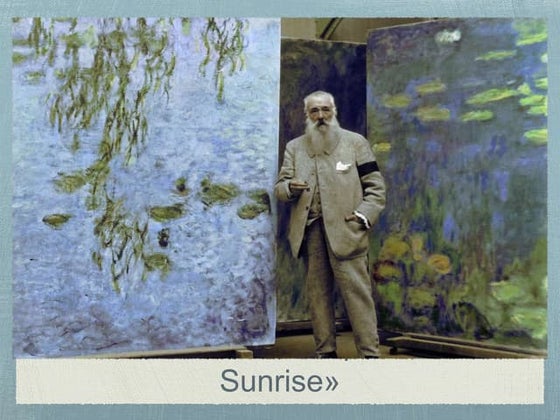 Claude monet presentation | PPT