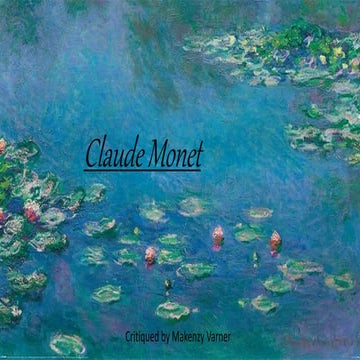 Claude monet | PPTX