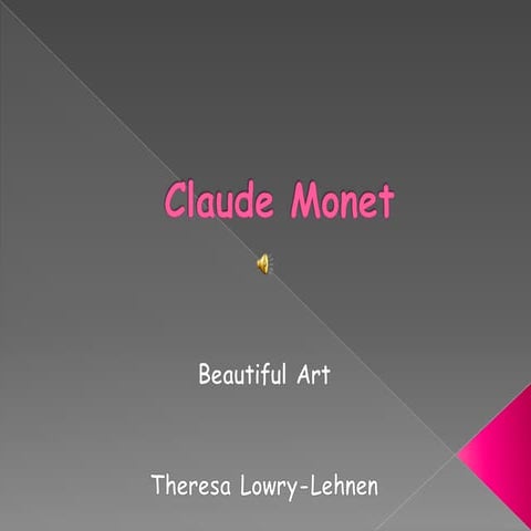 Claude Monet. Beautiful Art. | PPT