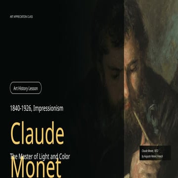 Claude monet presentation | PPTX