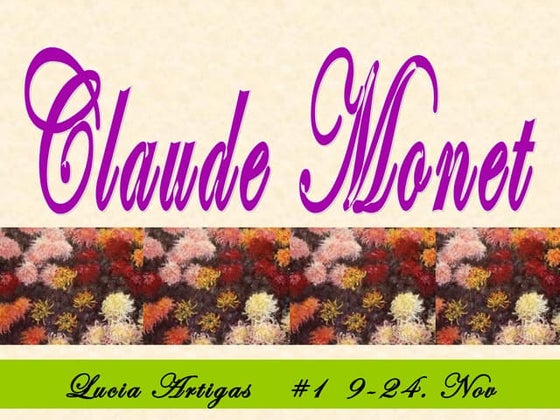 Claude monet presentation | PPTX | Modern Art | Fine Art
