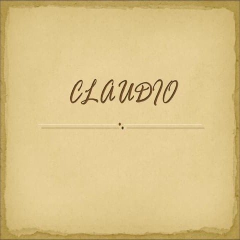 Claudio | PPT