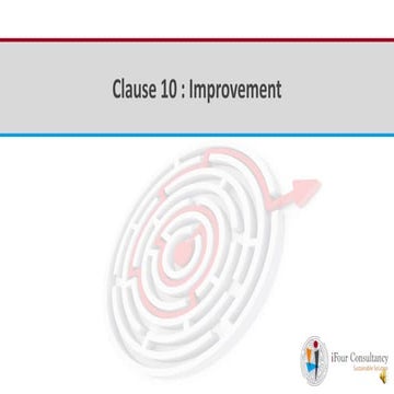 Clause 10 - Continual Improvement | PPTX