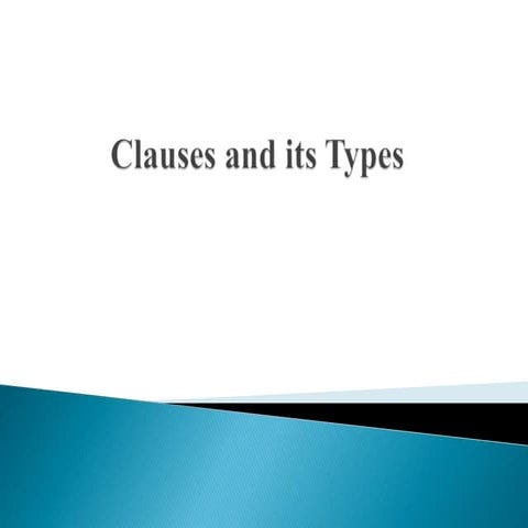 Clauses and its types .pdf