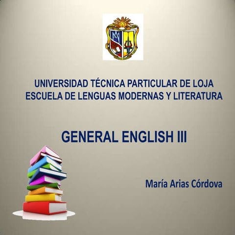 UTPL Simple Past Tense | PPTX