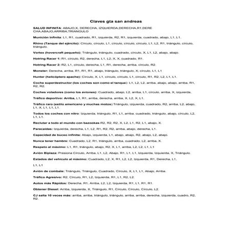 Claves | DOCX