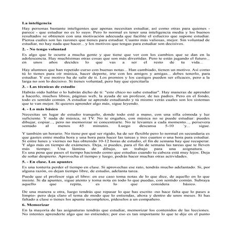 Claves para ser un buen estudiante | ODT