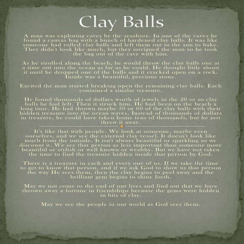 Clay balls pp | PPTX
