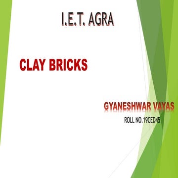 Clay bricks types of clay bricks size manufacturing of clay brick flow ...