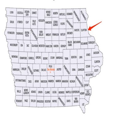 Clayton county, iowa for s.s. | PPT