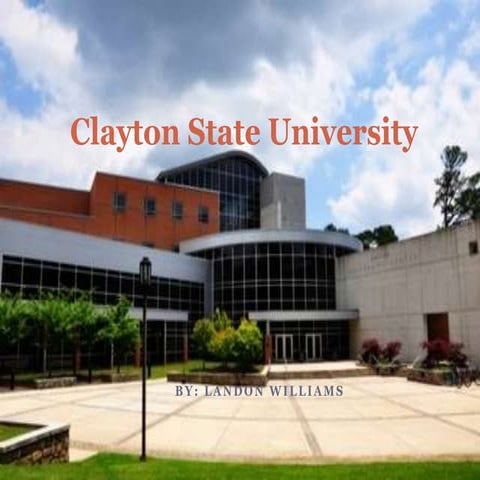 Clayton state university | PPT