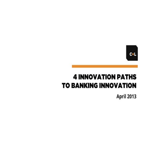 Banking Innovation Pdf