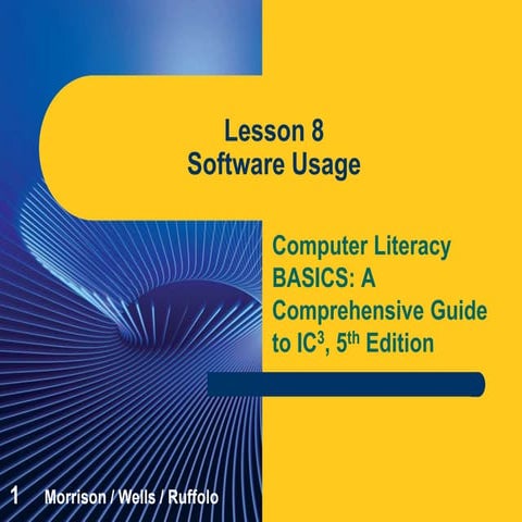 Computer Literacy Lesson 8 | PPT