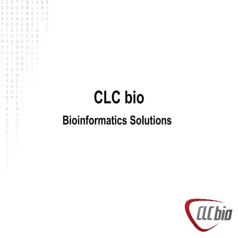 Clc Bio Basic Company Presentation | PPT