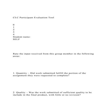 CLC Participant Evaluation Tool01234Student name.docx