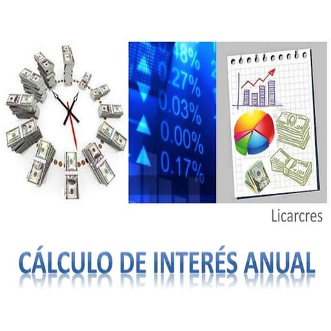 Cálculo de interés anual | PPTX