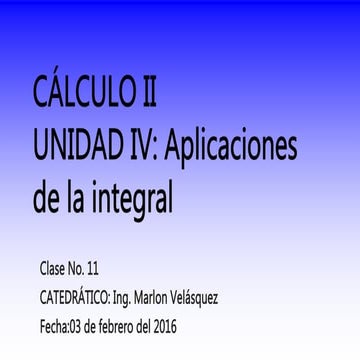 Cálculo ii.clase no. 9 | PPTX