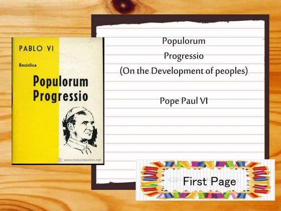 Populorum progressio | PPTX