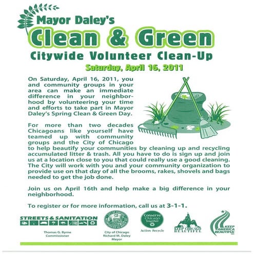 Chicago Clean And Green | PDF